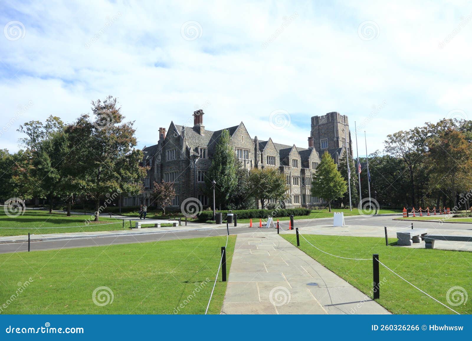 Duke University Campus Scenery Editorial Photo - Image of tree, spire ...