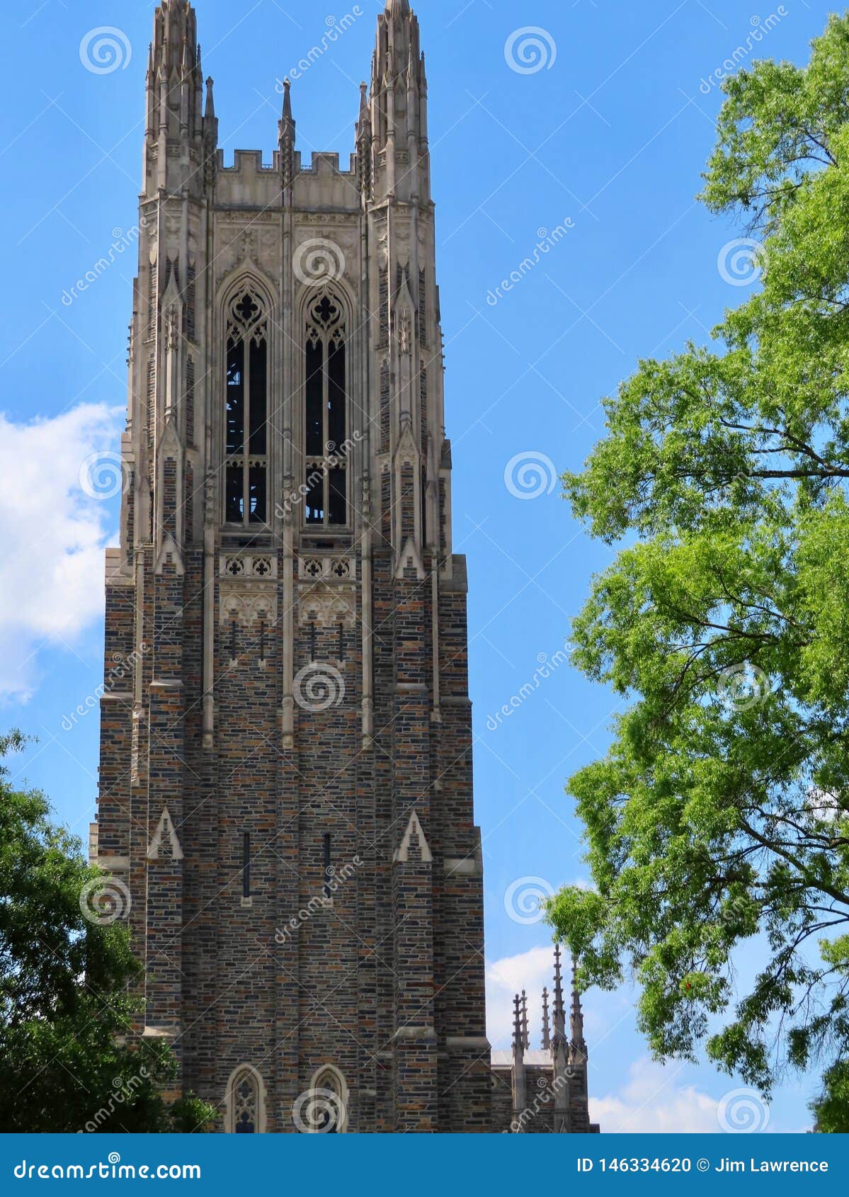Duke University Chapel stock photo. Image of north, duke - 146334620