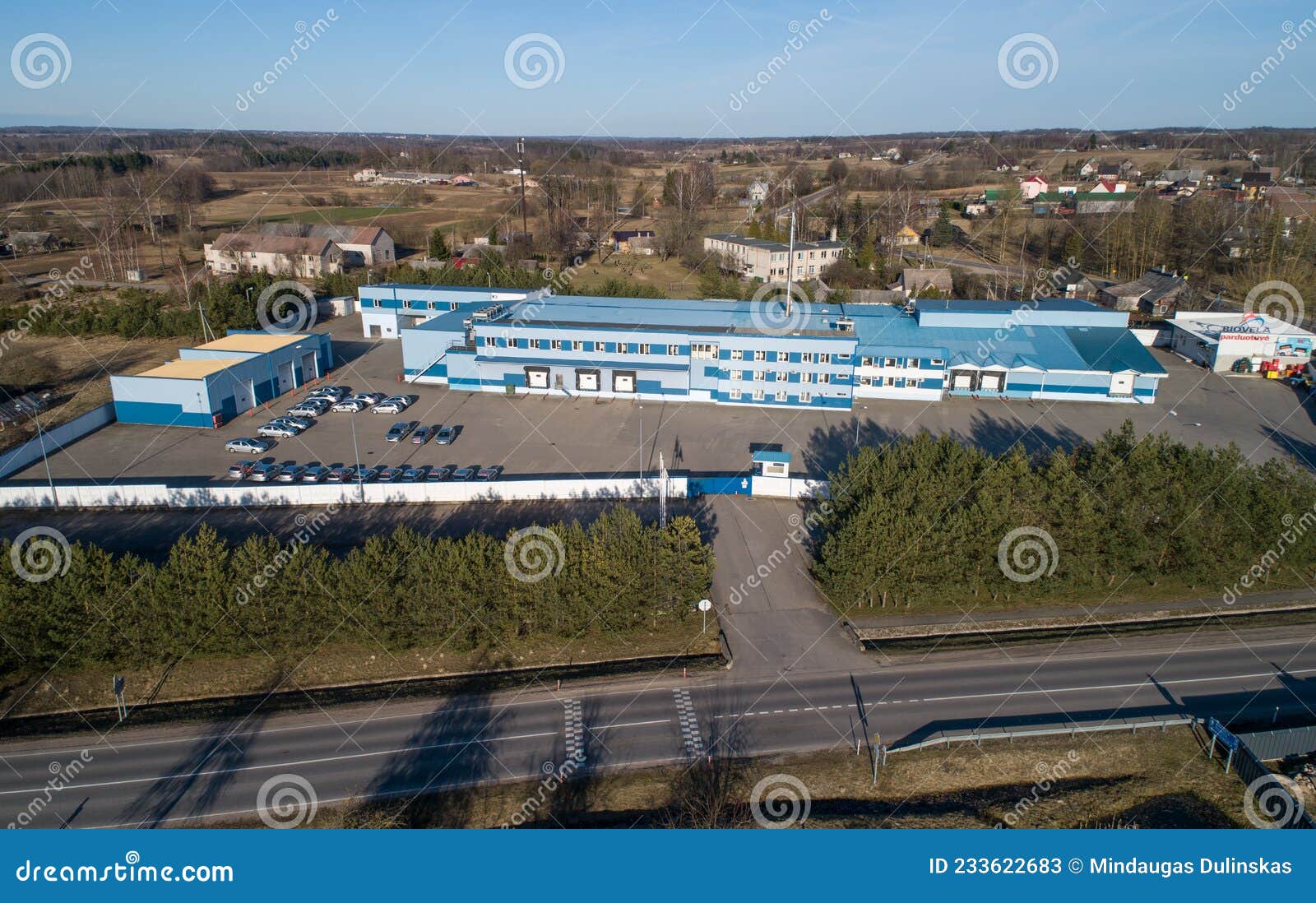 Biovela Factory in Dukstos, Lithuania Stock Image - Image of butcher ...