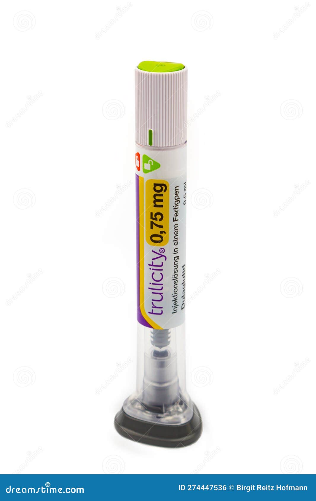 Dulaglutid Trulicity Insulin Pen Editorial Photo - Image of diabetes ...