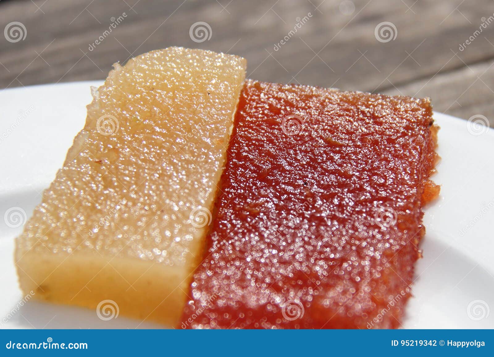 Dulce de membrillo stock photo. Image of hard, horizontal - 95219342