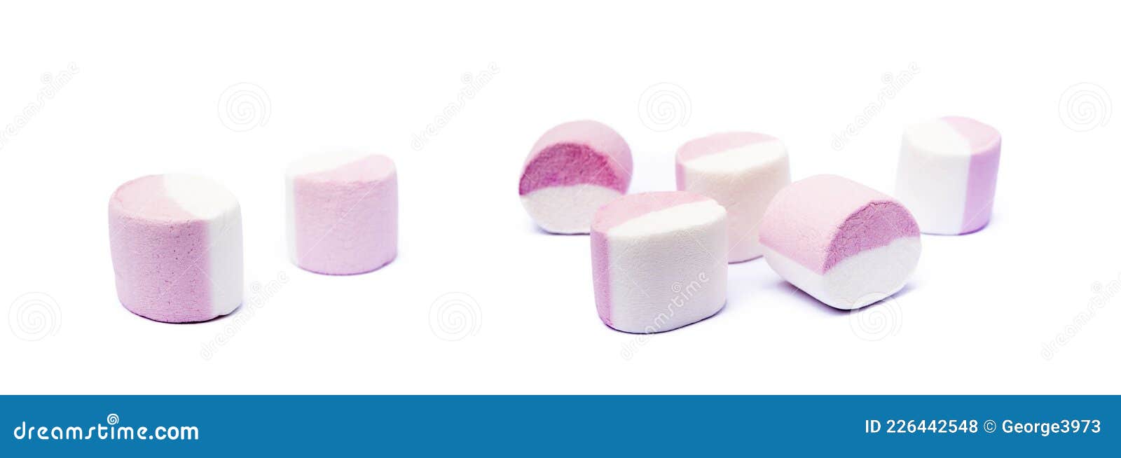 Dulce marshmallow aislado foto de archivo. Imagen de cauchutoso - 226442548