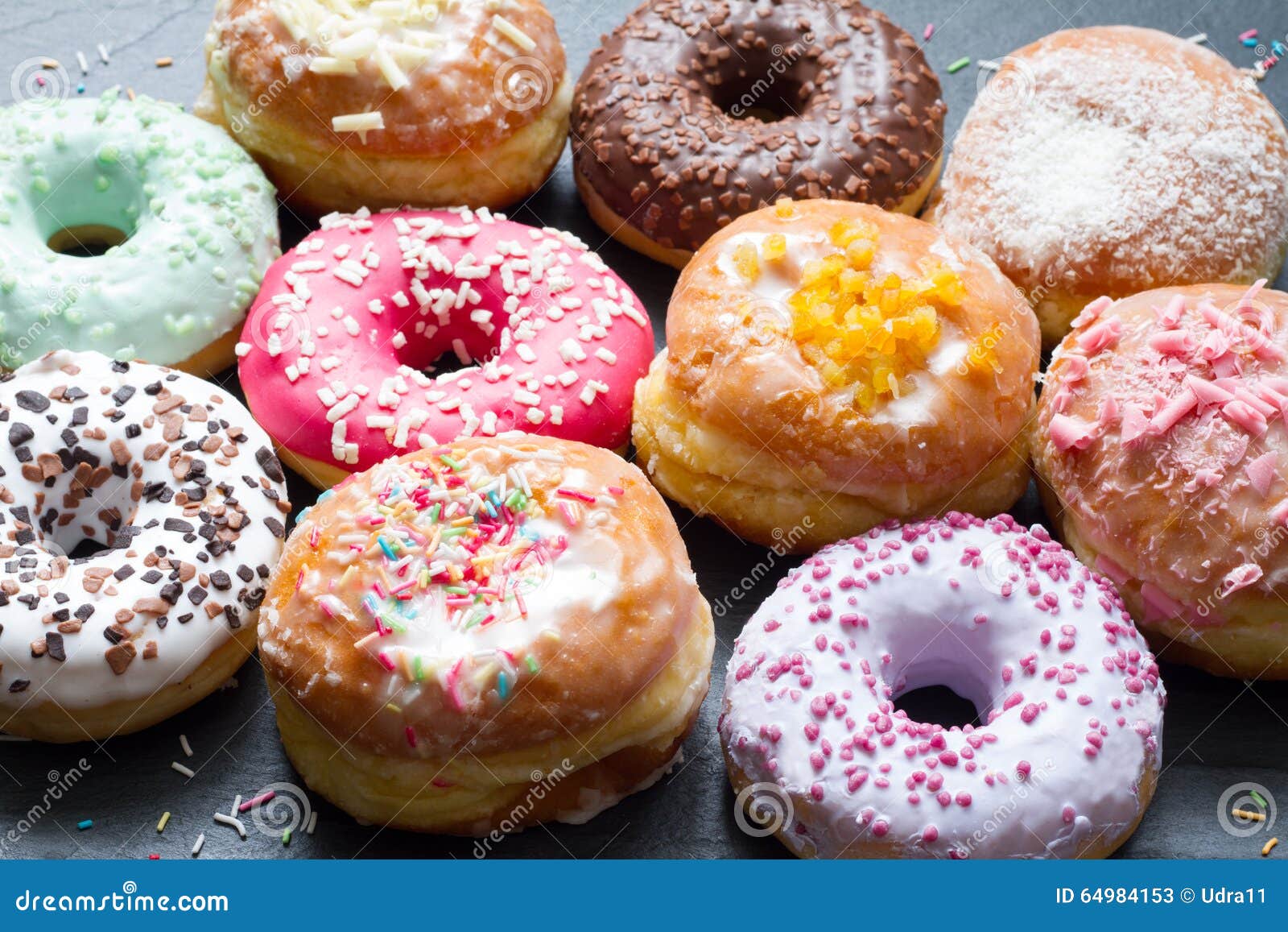 Dulces Polacos Tradicionales De Los Anillos De Espuma Imagen de archivo ...