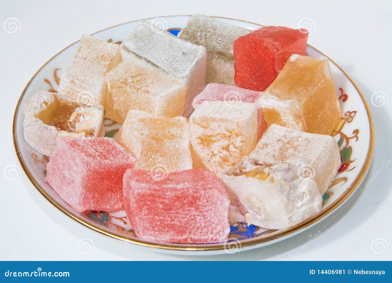 Dulces Turcos Tradicionales Imagen de archivo - Imagen de rosa, dulce ...