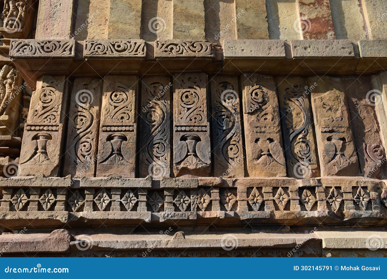 Dulha Dev Temple Architecture in Khajuraho Stock Image - Image of ...