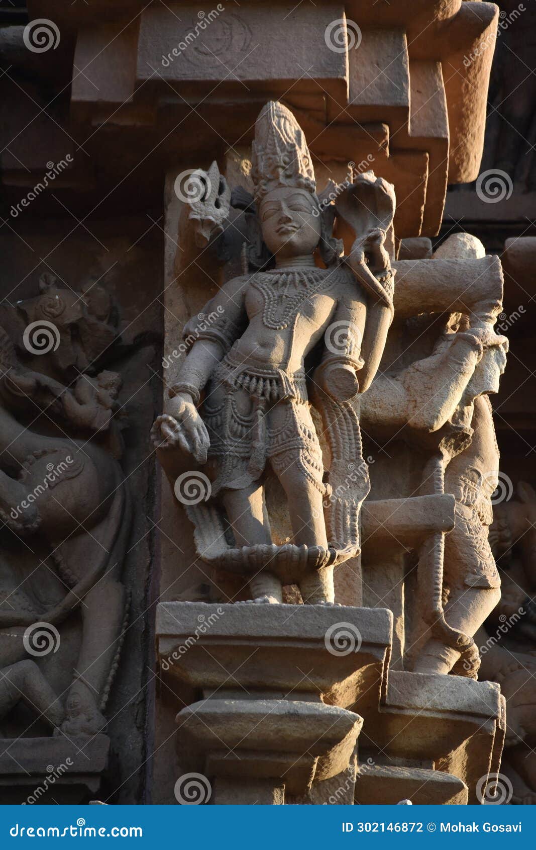 Dulha Dev Temple Architecture in Khajuraho Stock Photo - Image of ...