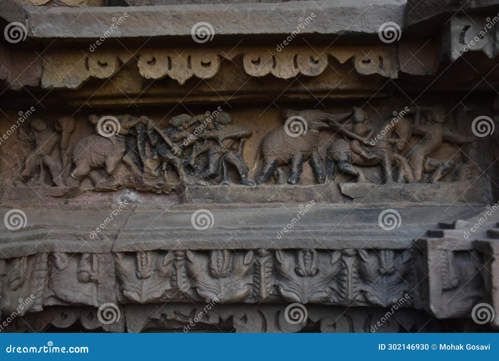 Dulha Dev Temple Architecture in Khajuraho Stock Photo - Image of asia ...