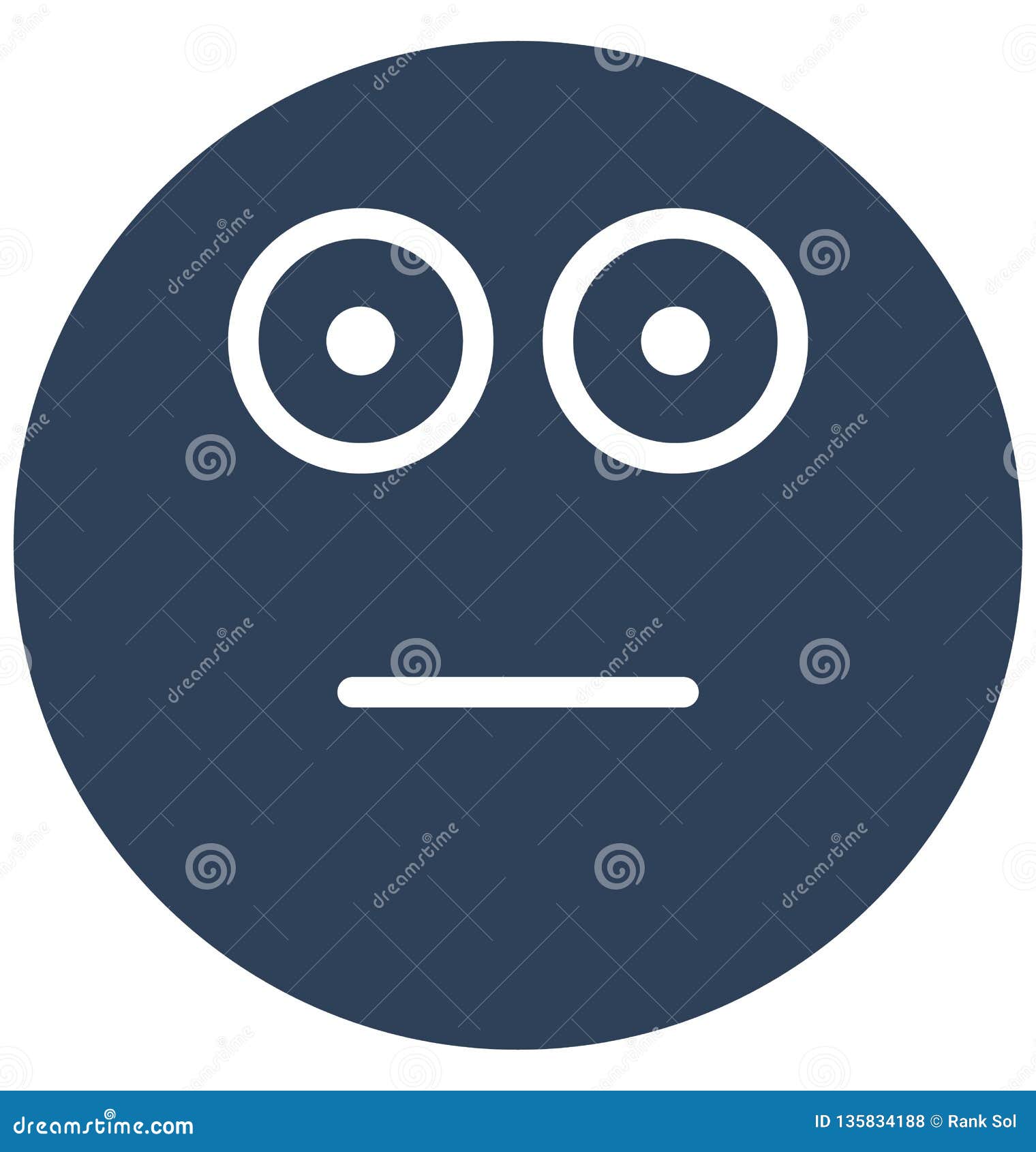 Dull, Emoticons Vector Isolated Icon Which Can Easily Modify or Edit ...