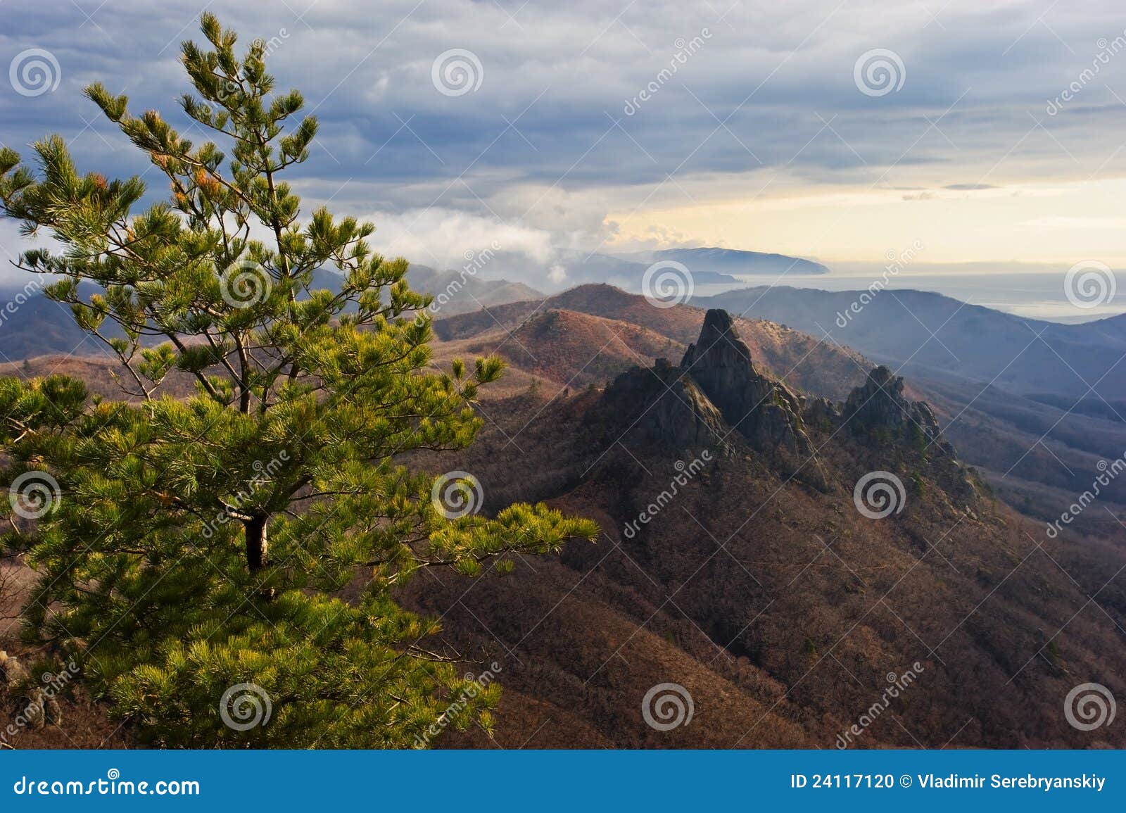 Dull spring. stock photo. Image of natural, mountain - 24117120