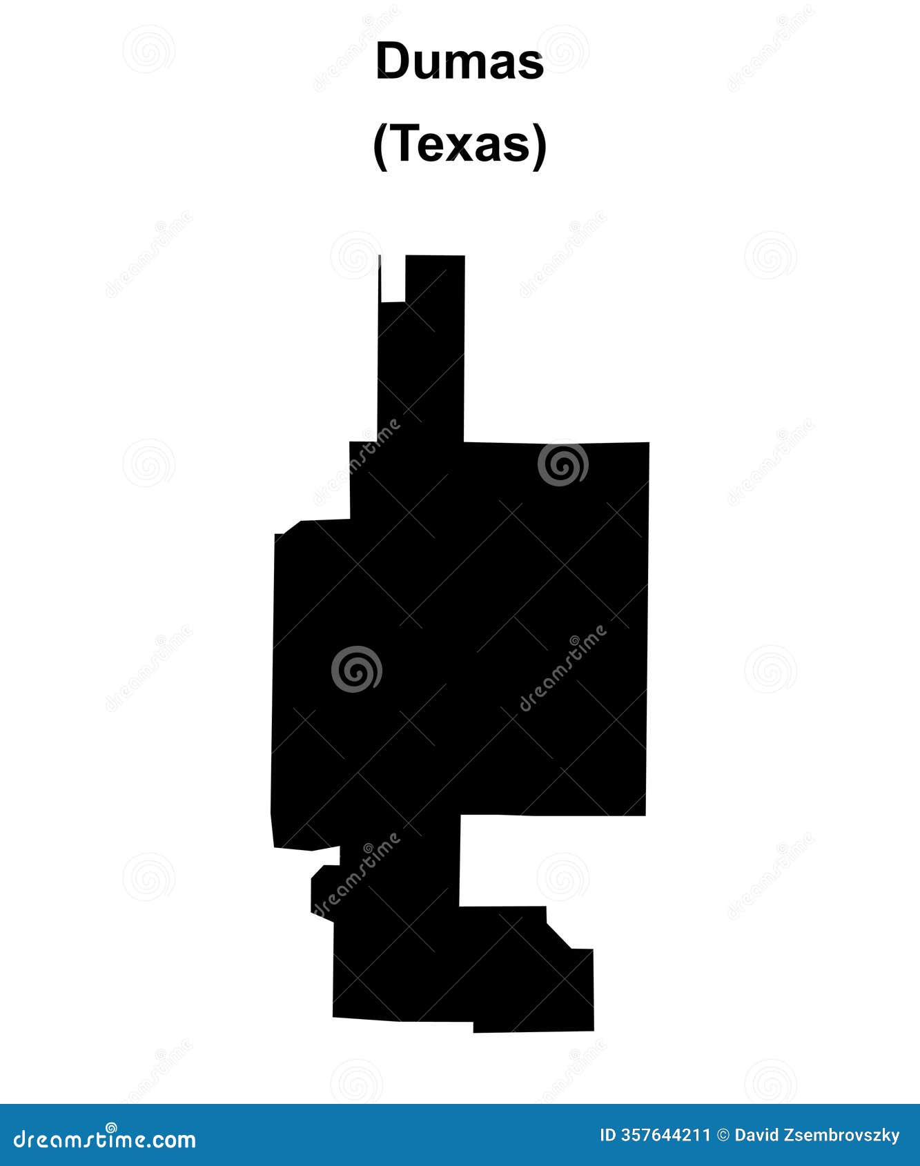 Dumas, Texas City Limit Sign. Town Sign From The USA. Stock Image ...