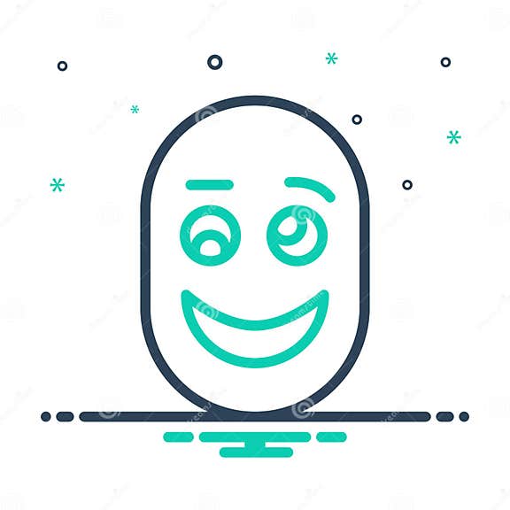Mix Icon for Dumb, Stupid and Idiot Stock Illustration - Illustration ...