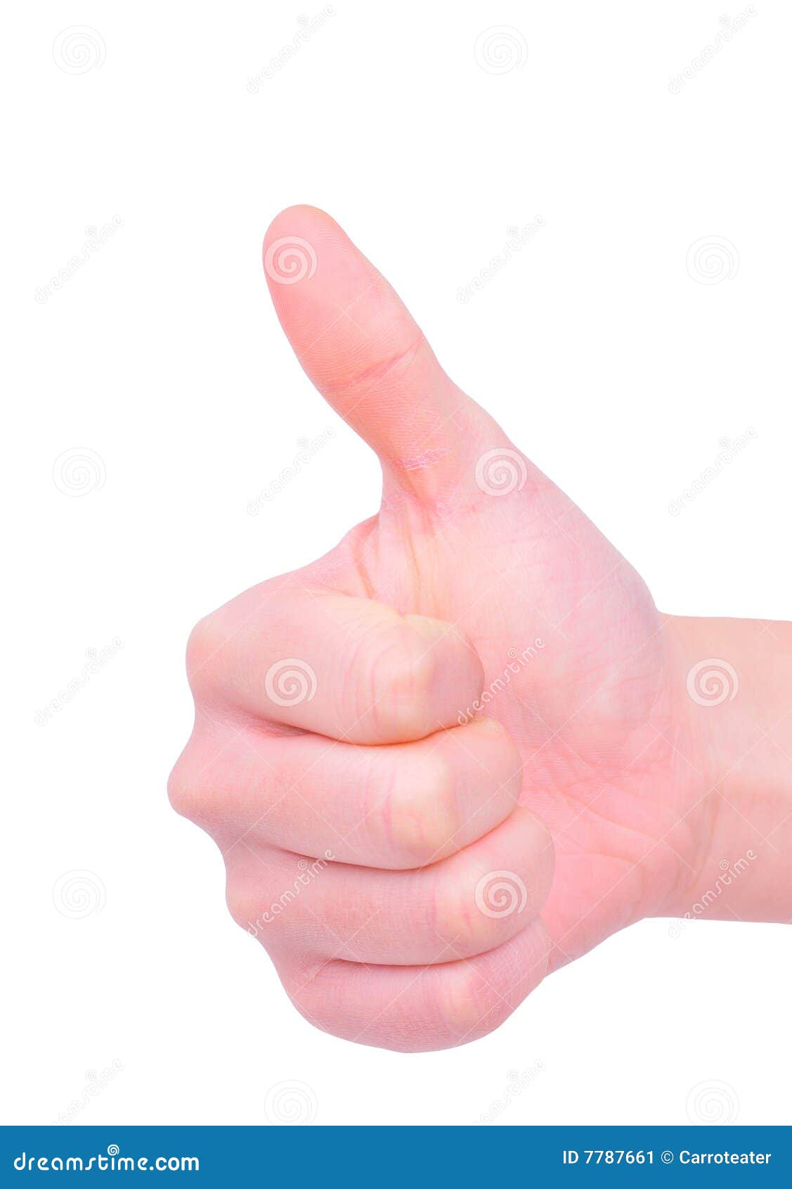 Dumb up stock image. Image of palm, dumb, finger, fine - 7787661