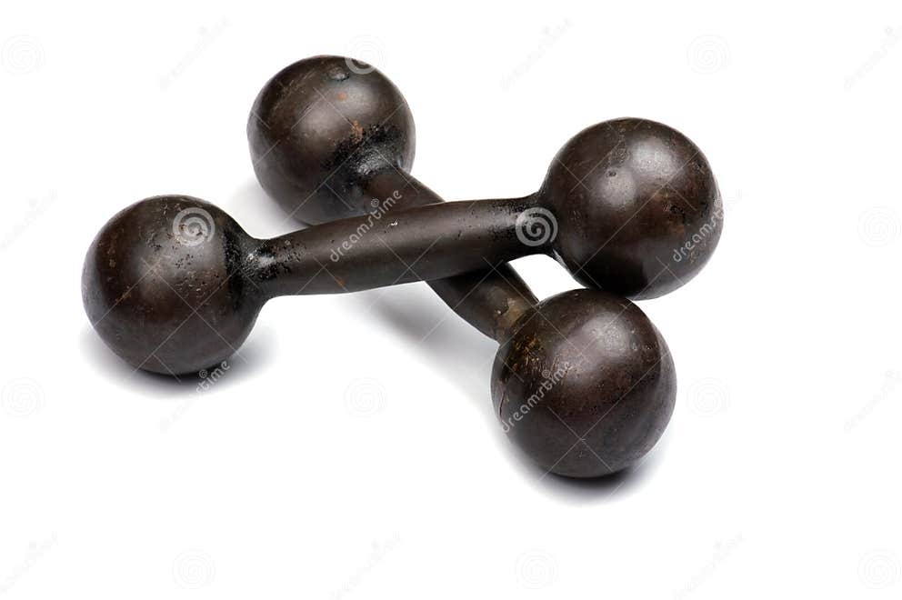 Dumbbell stock photo. Image of physical, shape, healthy - 18577364
