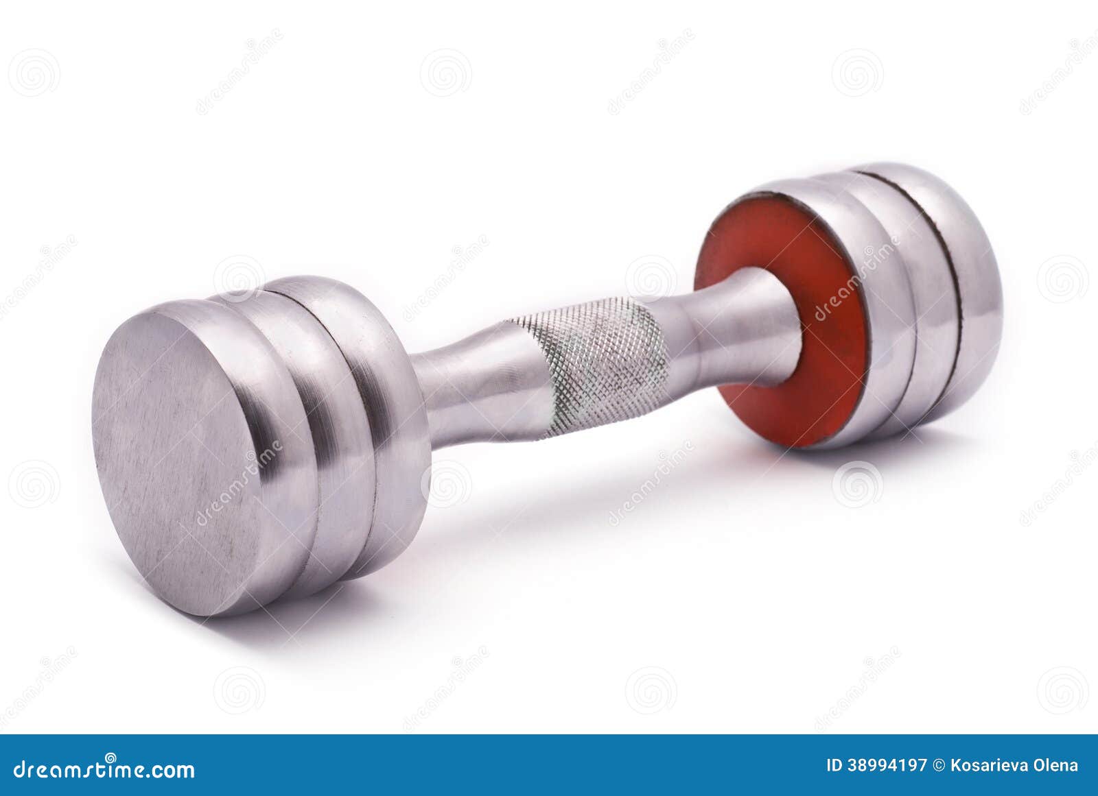 Dumbbell stock image. Image of barbell, white, iron, isolated - 38994197