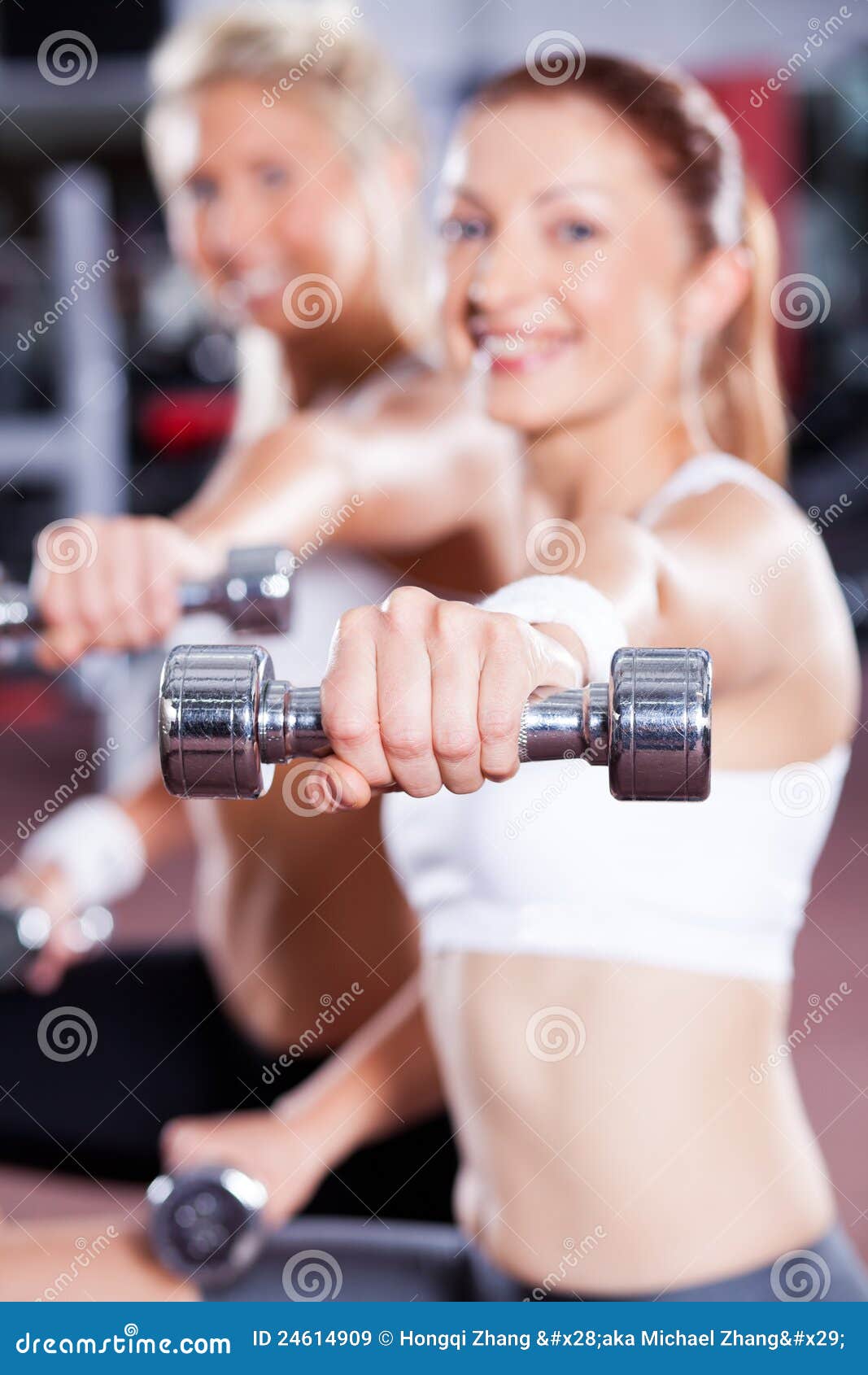 Dumbbell exercise stock image. Image of adult, european - 24614909