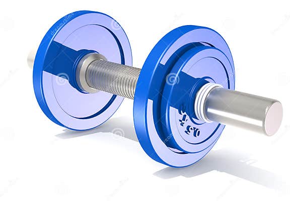 Dumbbell stock illustration. Illustration of barbell - 32543140