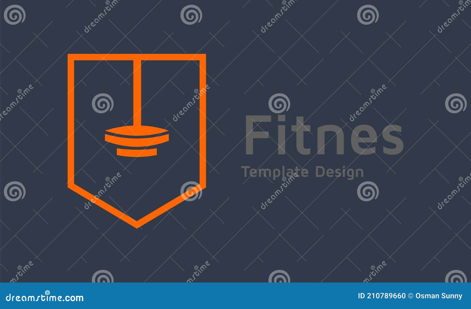 Dumbbell Image, Physical Fitness Design Template, Custom Professional ...