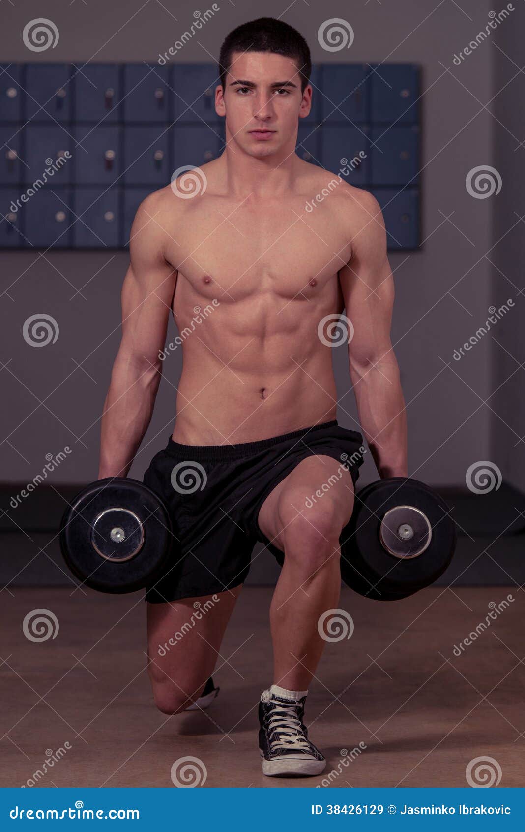 Dumbbell Lunges stock image. Image of athleticism, bicep - 38426129 Dumbbell Lunges stock image. Image of athleticism, bicep - 38426129