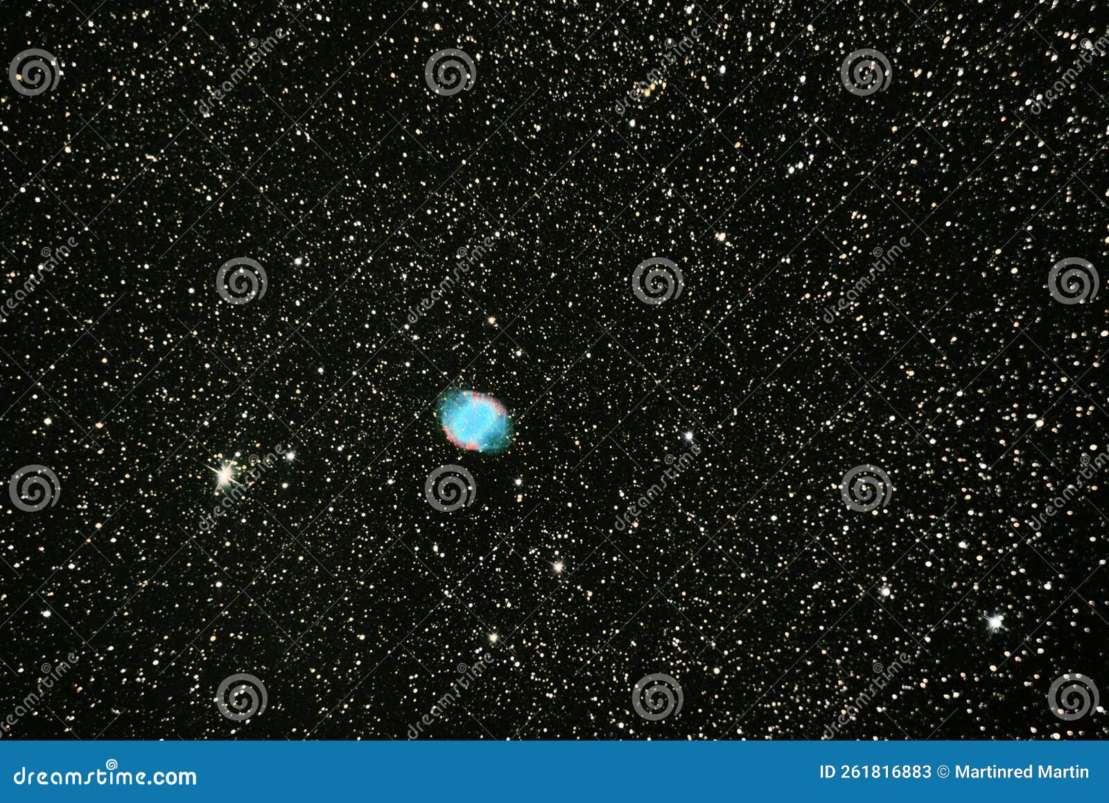 The Dumbbell Nebula Also Known As Messier Object 27, M27, or NGC 6853 ...