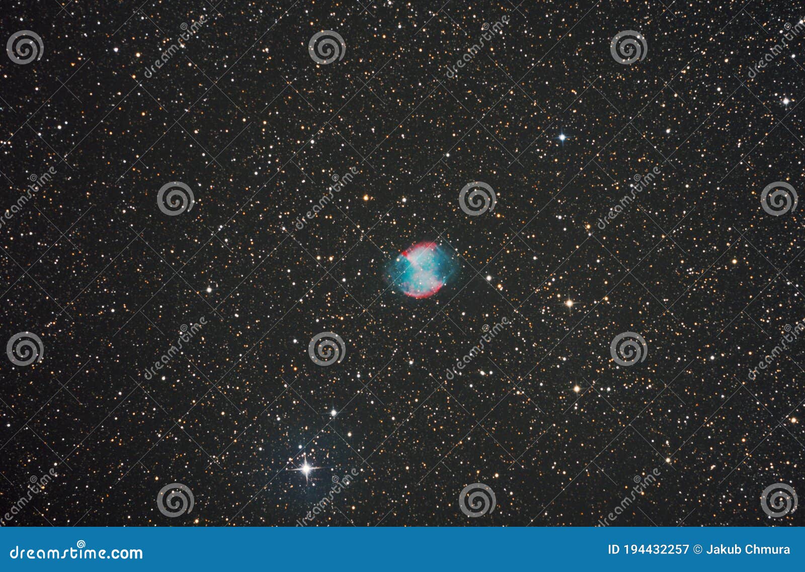 The Dumbbell Nebula Also Known As Messier Object 27, M27, Or NGC 6853 ...