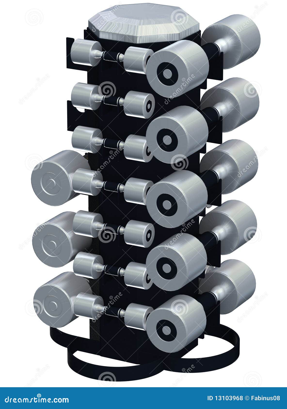 Dumbbell rack illustration stock illustration. Illustration of design ...