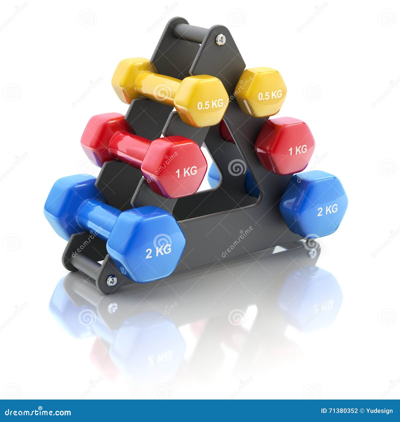 Dumbbells stack stock illustration. Illustration of background - 71380352