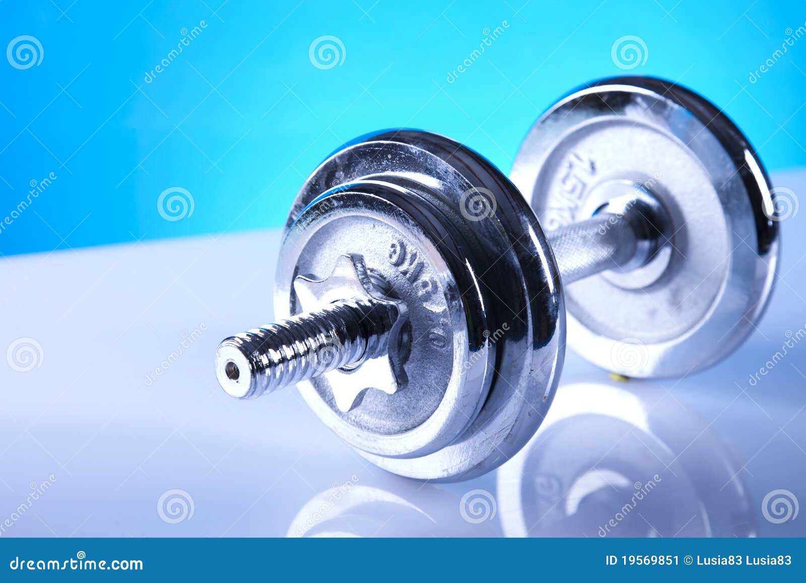 Dumbell stock image. Image of kilos, exercise, dumbell - 19569851