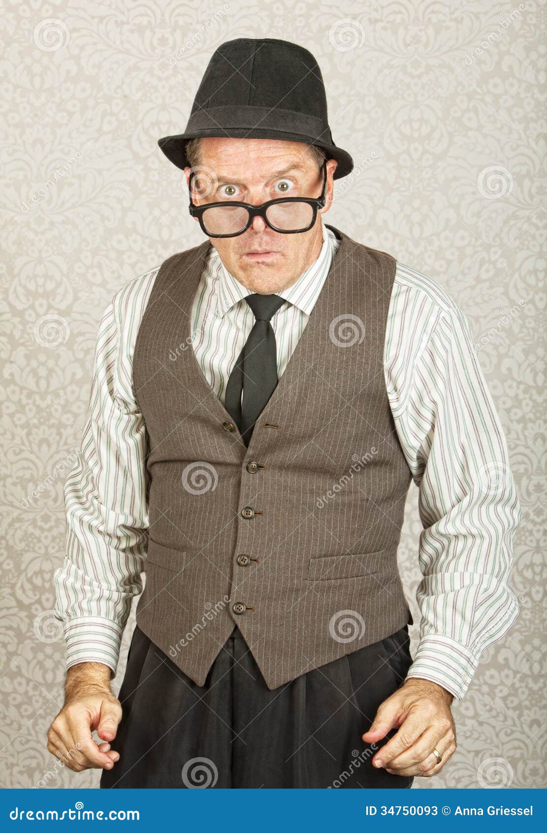 Dumbfounded Man stock image. Image of mature, aggressive - 34750093