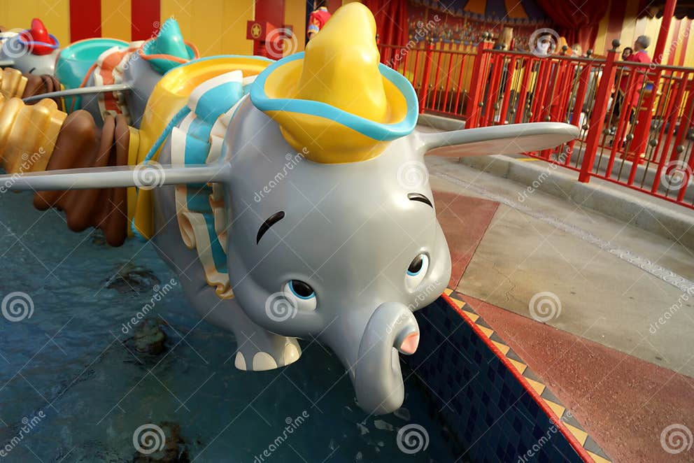 Dumbo the Ride editorial stock photo. Image of icon, world - 28850518