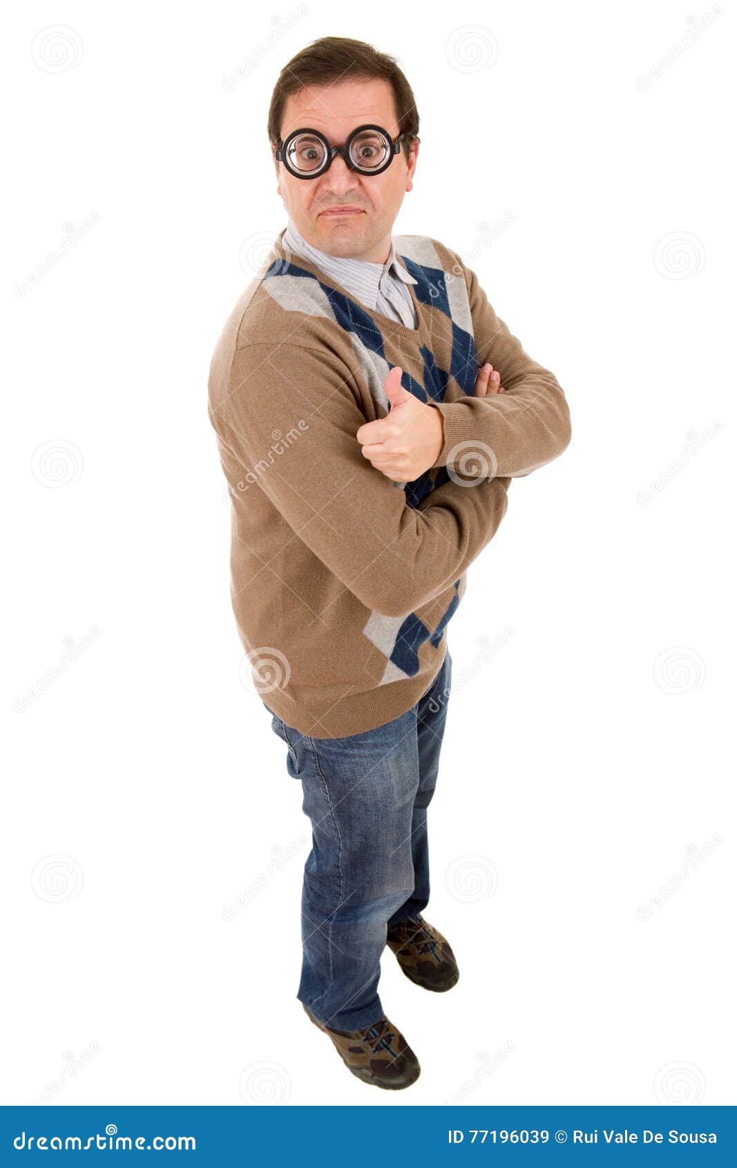 Dummer Lehrer stockbild. Bild von schauen, person, dumm - 77196039