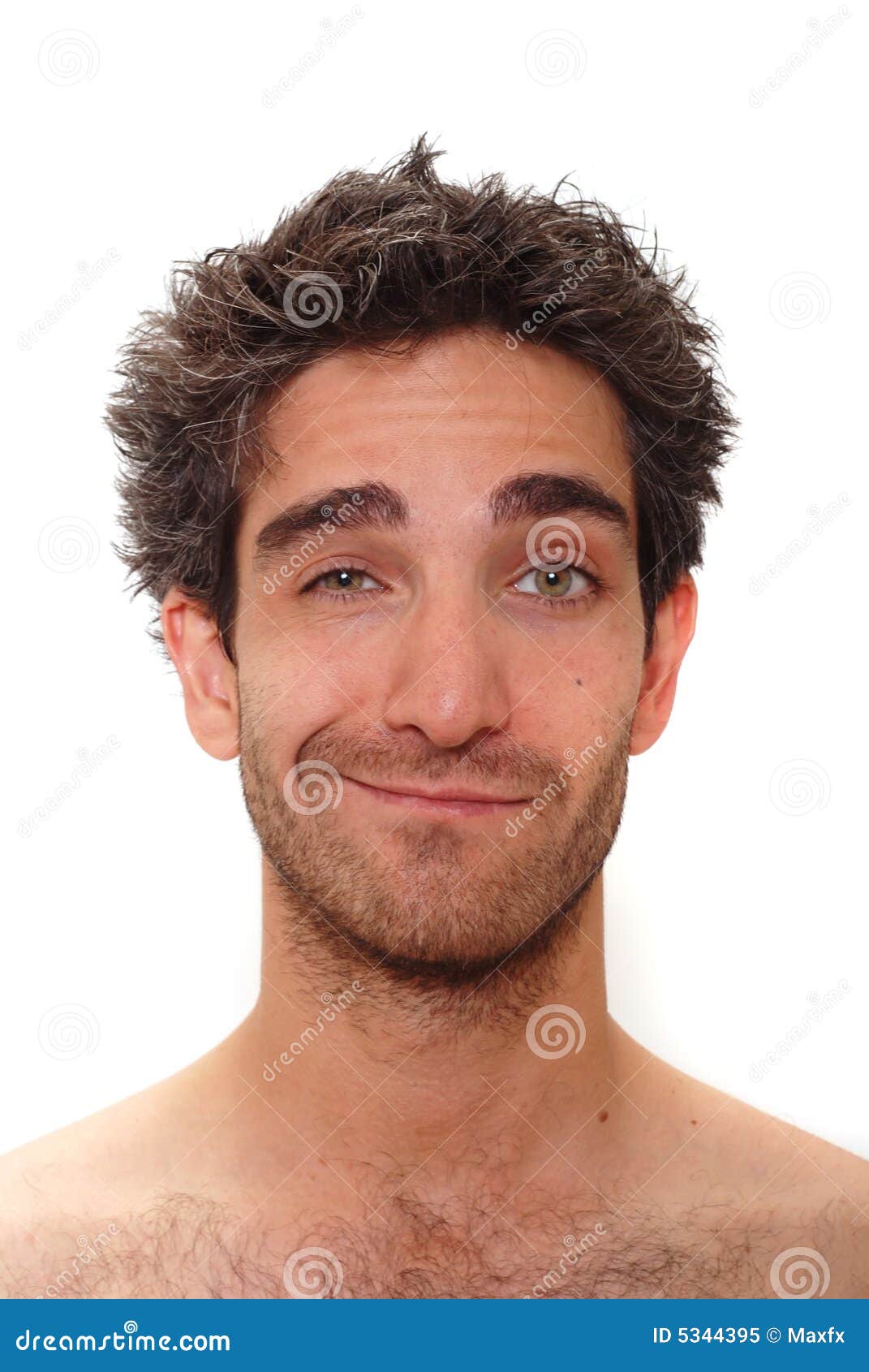 Dummer Mann stockbild. Bild von mann, lustig, stattlich - 5344395