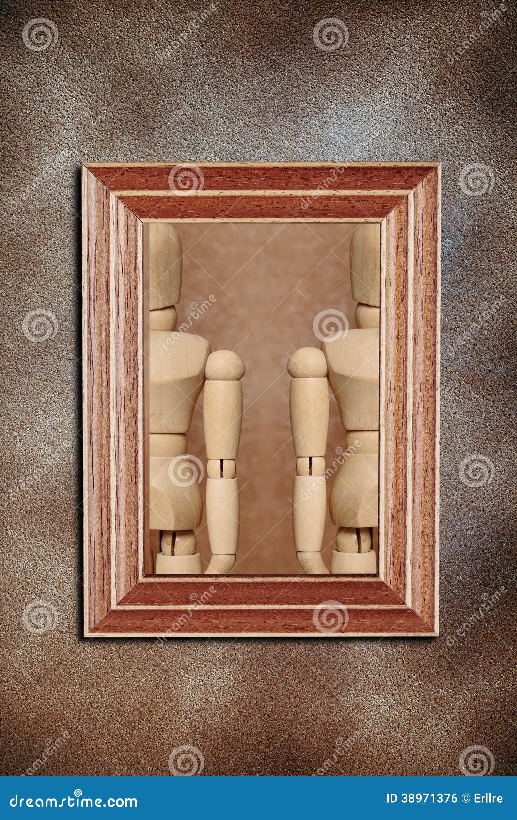 Dummies in frame stock photo. Image of abstract, revival - 38971376