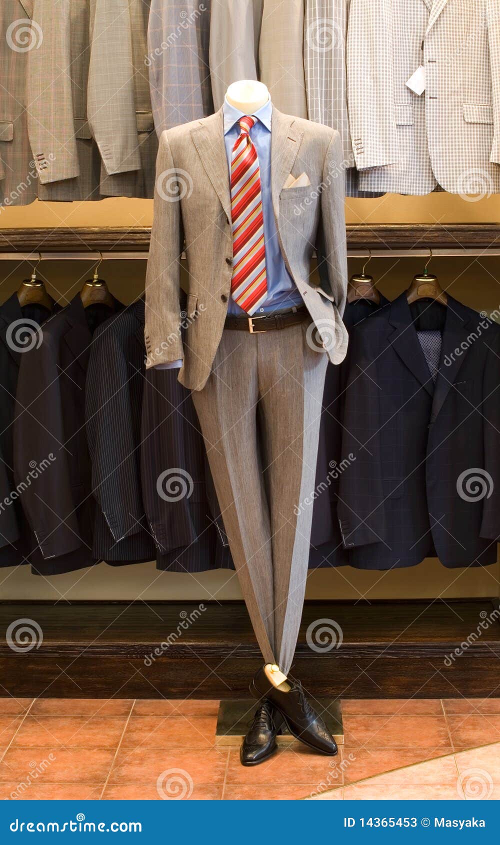 Dummy in a Designer, Classic Suit Stock Image - Image of classic ...