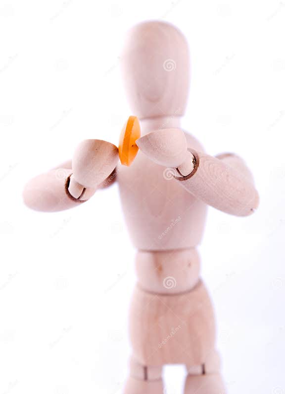 Dummy doctor with tablet stock photo. Image of doctor - 7261372