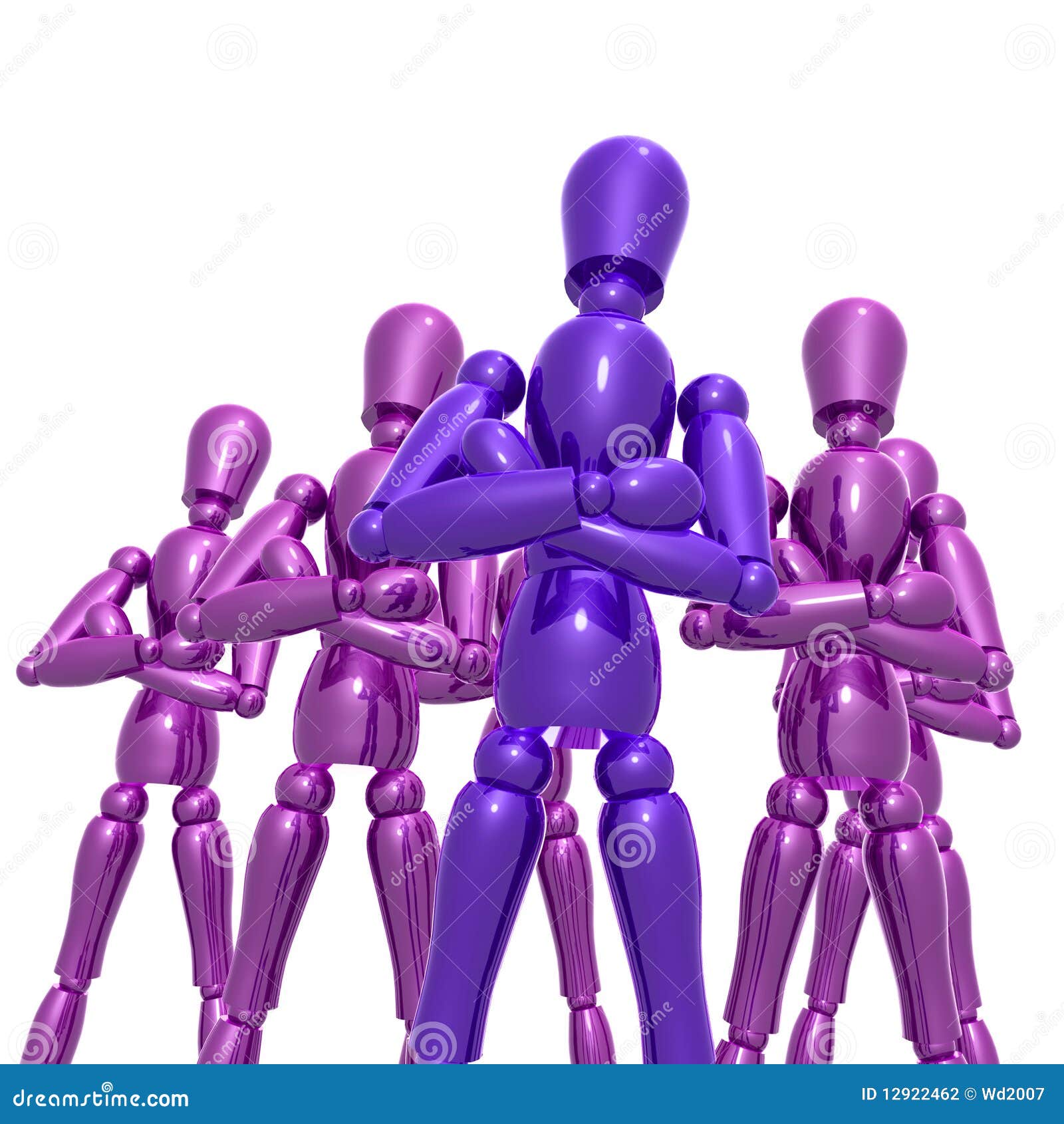 Dummy Figure Doll Business Team Stock Illustration - Illustration of ...
