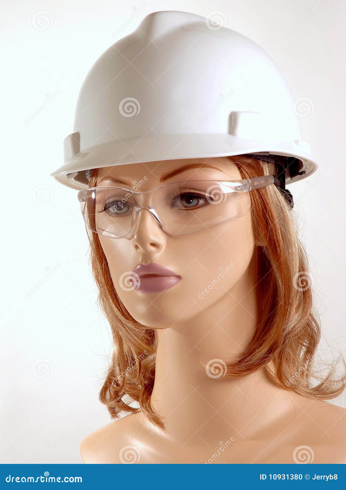 Dummy Wearing Safety Helmet Stock Photo - Image of helmet, background ...