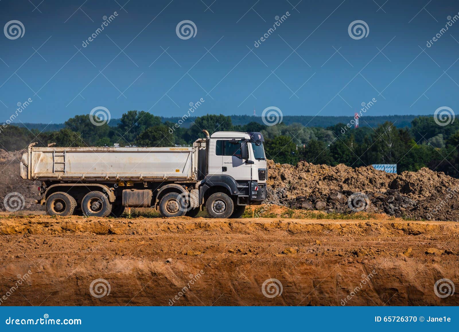 Dump on a Construction Site Stock Photo - Image of quarry, lorry: 65726370