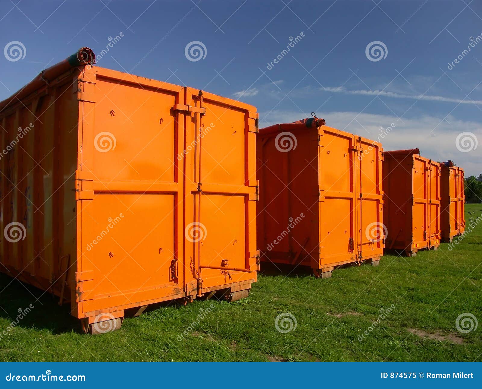 Dump containers stock image. Image of recycle, clean, container - 874575