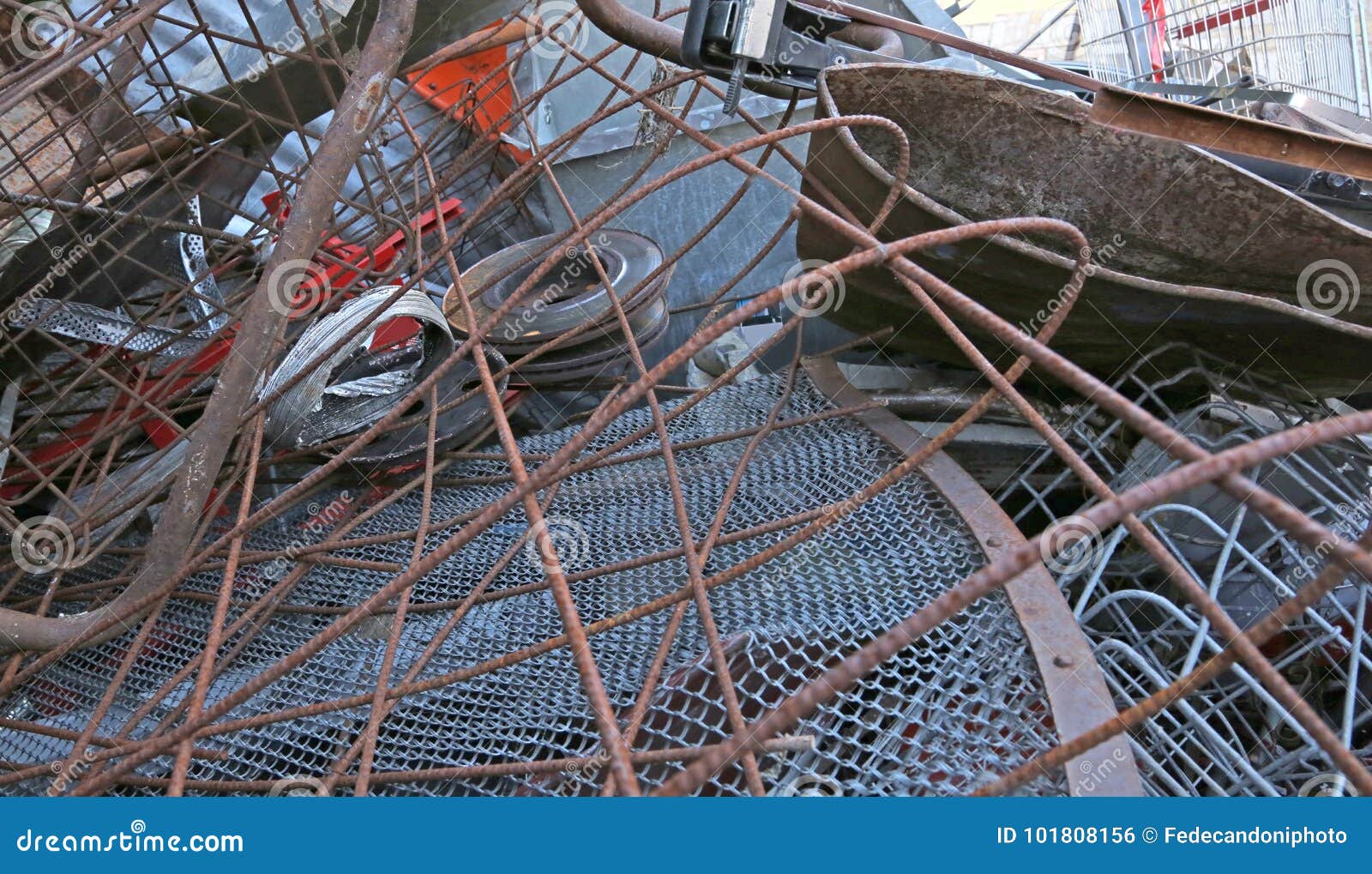Iron Material into the Recyclable Waste Collection Center with M Stock ...