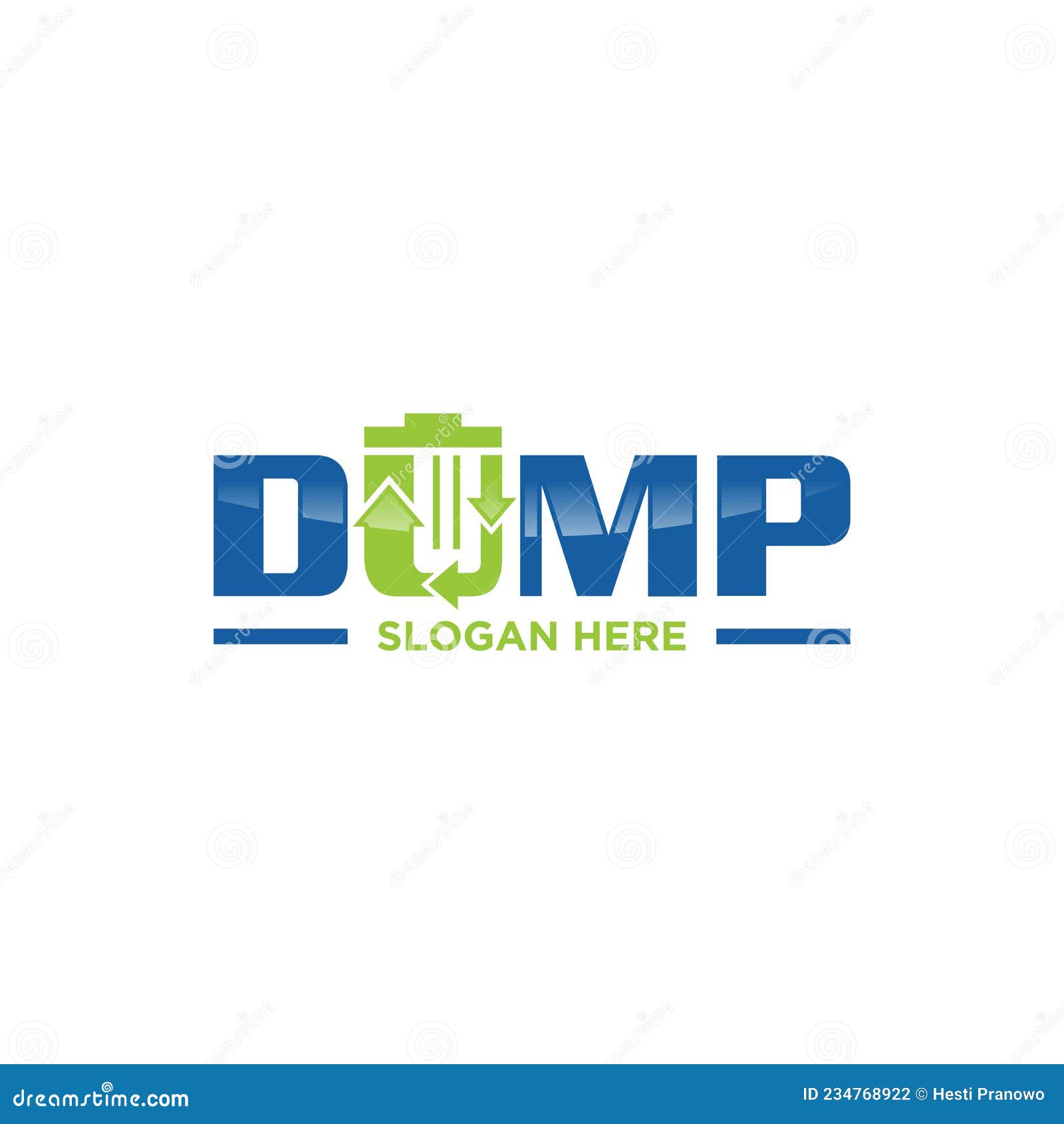 DUMP Letter for Element Design Symbol Stock Vector - Illustration of ...