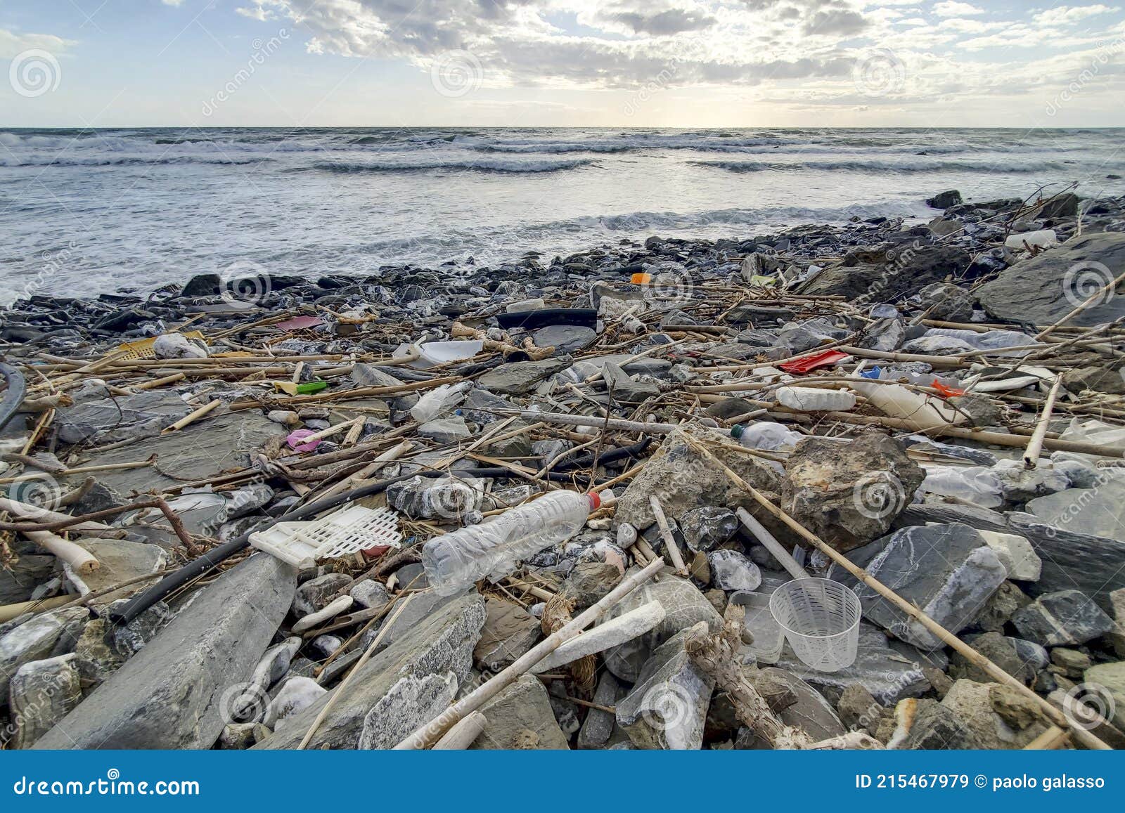 Dump of Plastic Garbage Pollution on Contaminated Sea Coast Ecosystem ...