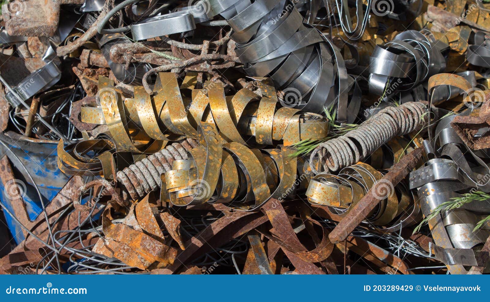 Dump of Rusty Metal, Metal Structures and Scrap Metal Texture. Concept ...