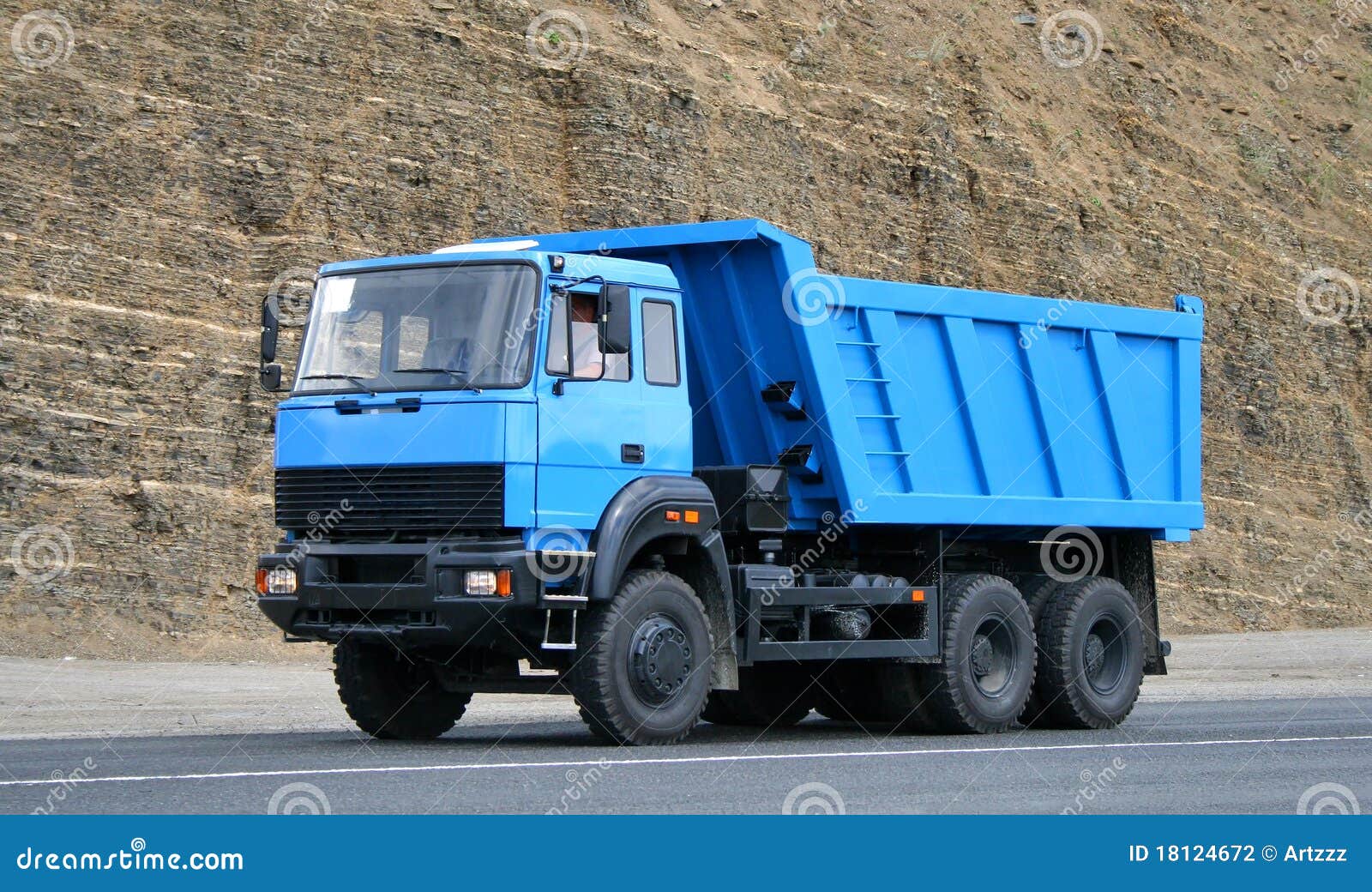 Dump truck stock photo. Image of russian, body, opencast - 18124672
