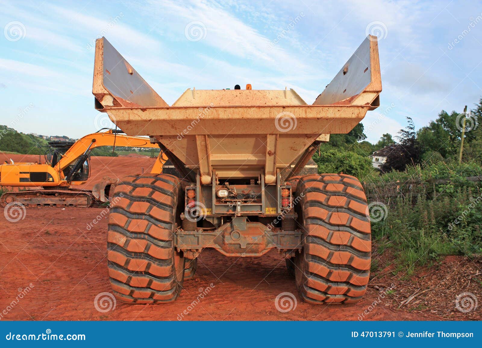 Dump Truck stock image. Image of track, bulldozer, roadworks - 47013791