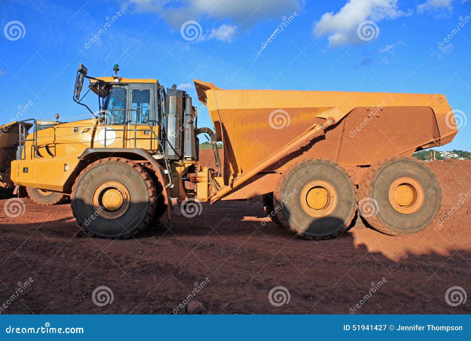 Dump Truck stock image. Image of site, digger, truck - 51941427