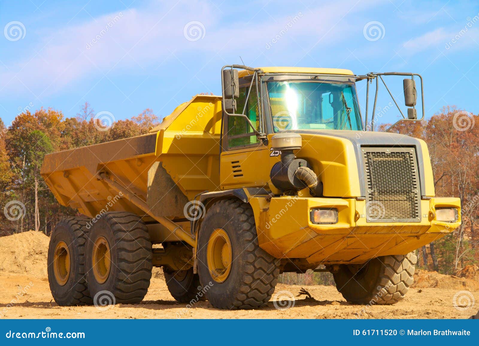 Dump Truck stock photo. Image of vehicle, dirt, construction - 61711520