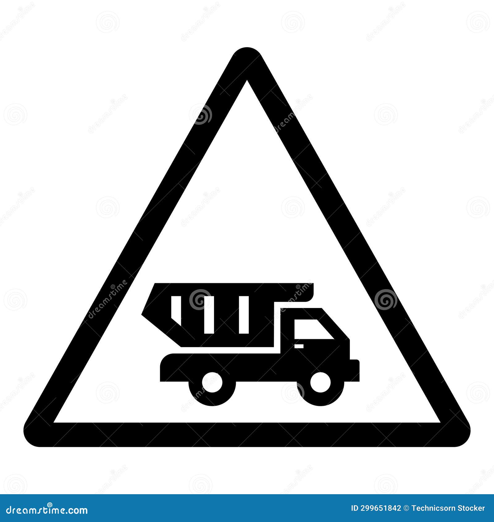 Dump Truck Symbol Sign,Vector Illustration, Isolate on White Background ...