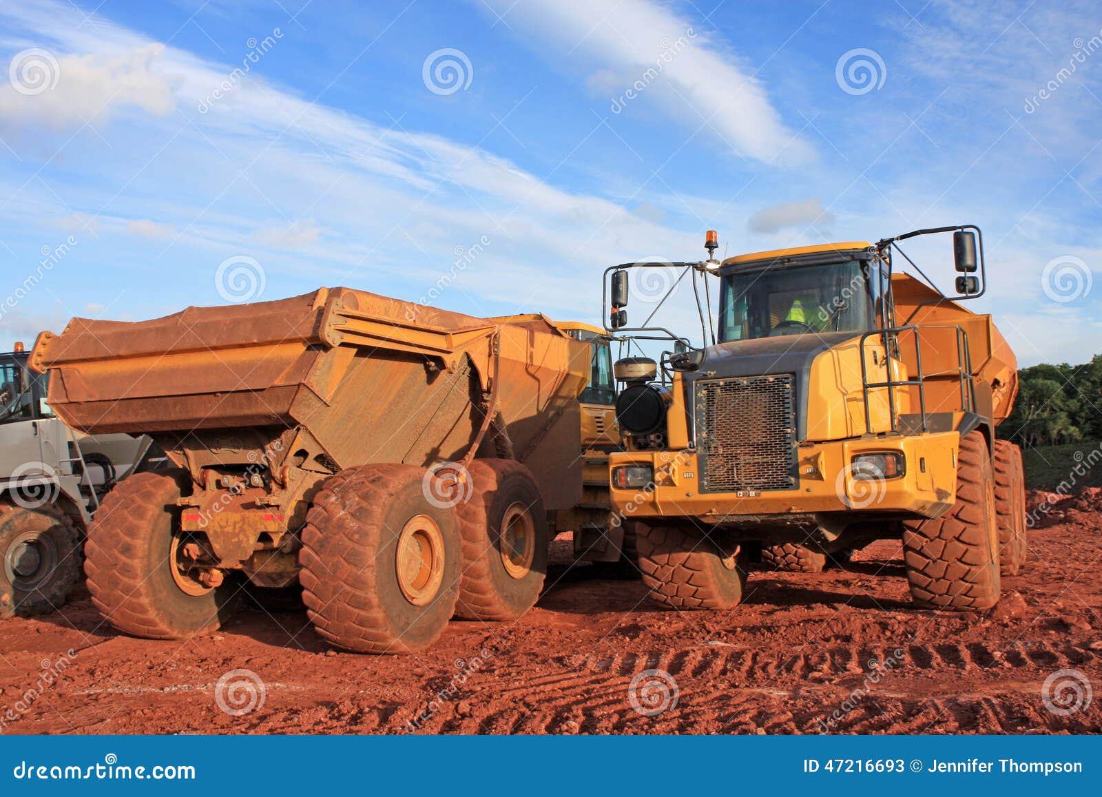 Dump Trucks stock image. Image of tracks, heavy, trucks - 47216693