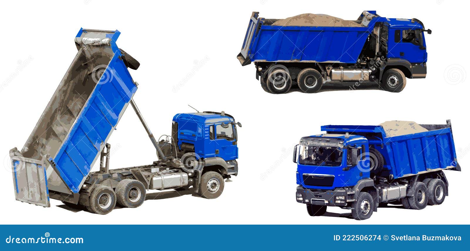 Autotruck Tipping Lorry Tripper Truck Vector Icon Tipping Lorry ...