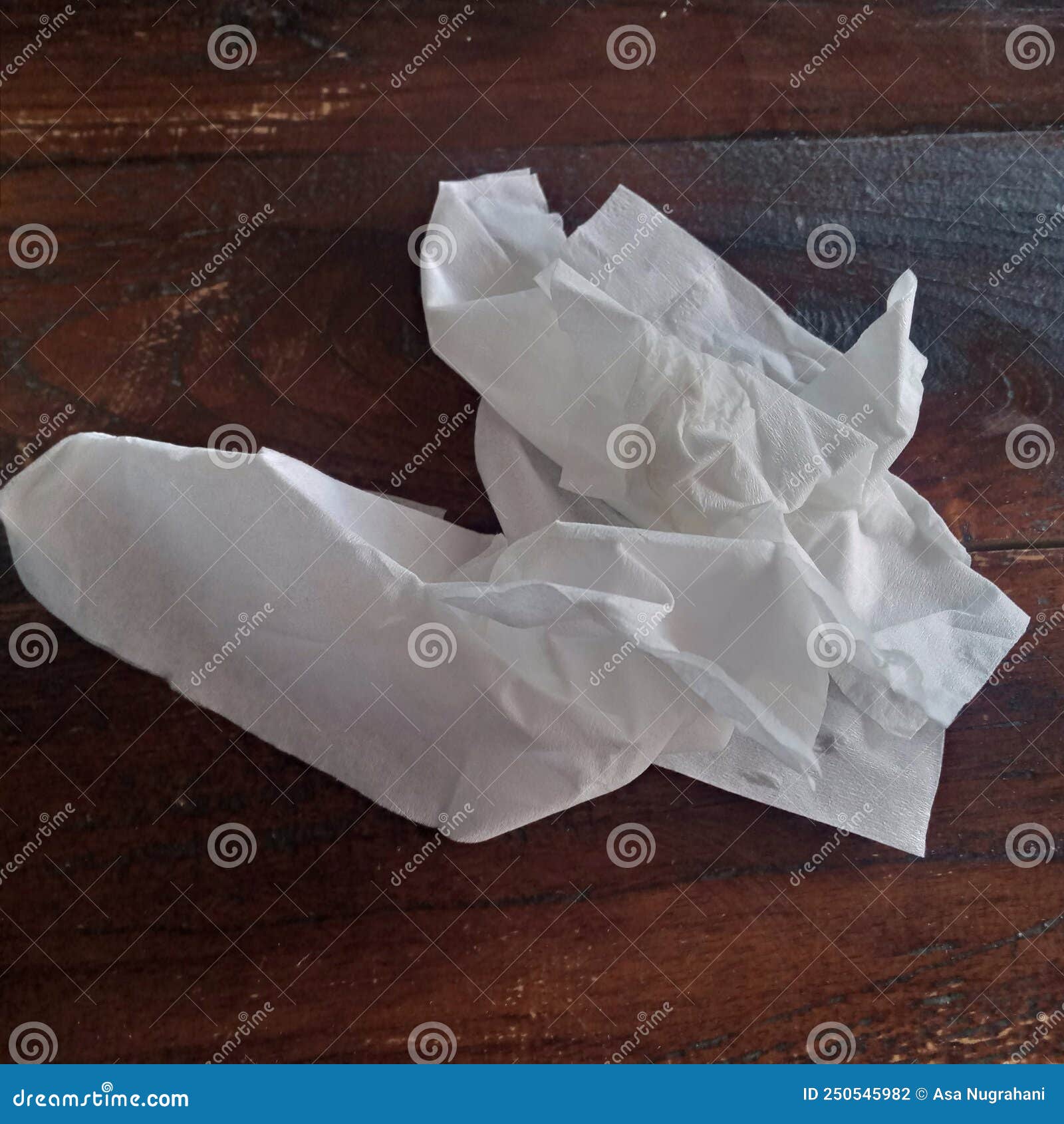 Dumped Dirty Tissue stock photo. Image of dumped, ironic - 250545982